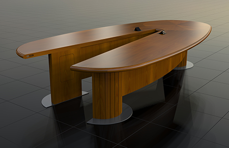 Wilcox Woodworks,Inc. The Director Articulating Conference Table